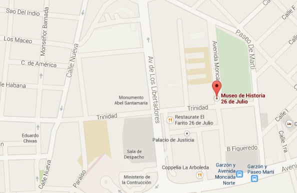 Atracciones en Cuba - Cuartel Moncada